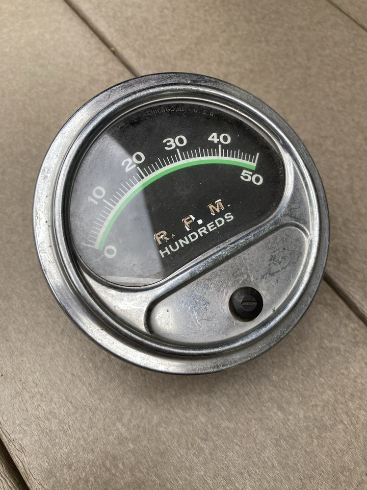 Vintage Sun Electric Corporation RC 50 tach tachometer Sun Tachometer ...