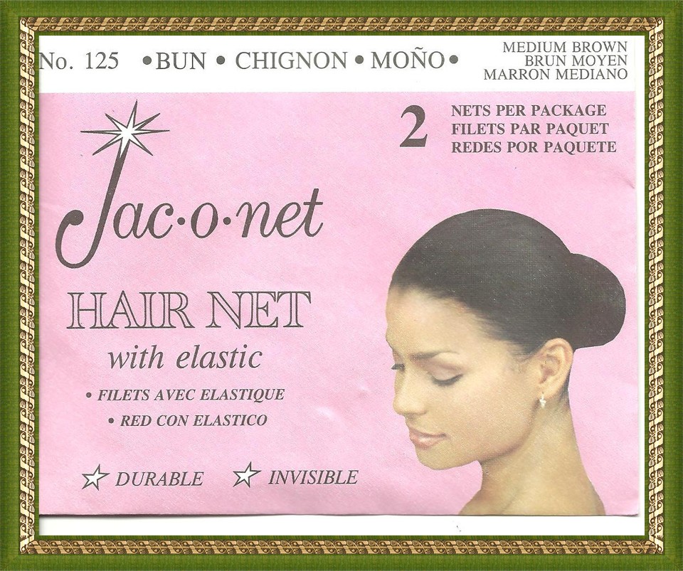 Jac-O-Net FRENCH TINY bob size ultra fine nylon mesh Bouffant Invisible ...