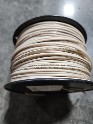 500' Wire 14 Awg THHN/THWN 600V White MADE IN USA | eBay