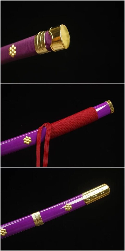 Roronoa Zoro Katana,Yama Enma Anime Samurai Sword Real Metal Sharp ...