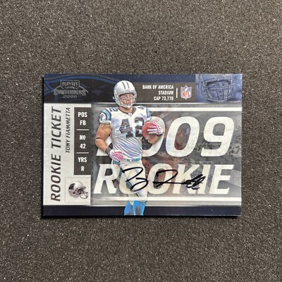 2009 Playoff Contenders TONY FIAMMETTA #205 Rookie Ticket AUTO ...