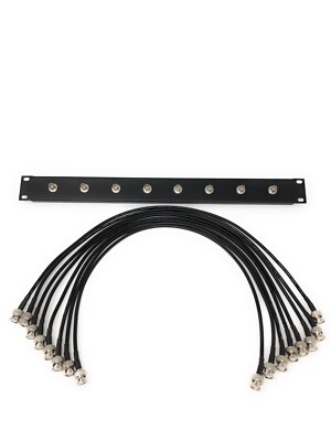 Front Mount Antenna Rack Kit BNC to BNC compatible w/ Shure Wireless 8 ...
