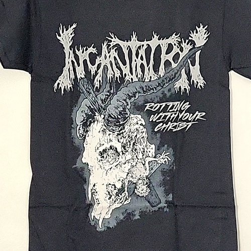 INCANTATION Rotting With Your S SMALL Official T-Shirt Black Mens Band ...