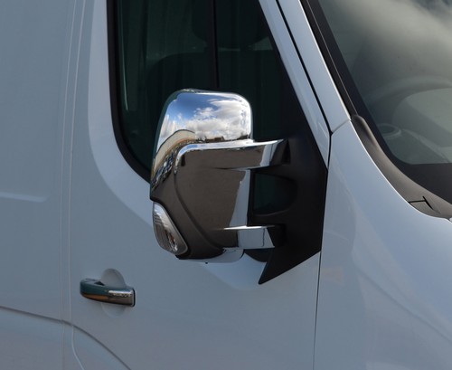 Chrome Wing Mirror Trim Set Covers To Fit Renault Master (2010+) | eBay UK