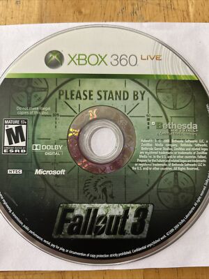 Fallout 3 (Microsoft Xbox 360, 2008) tested DISC ONLY!! 93155126800| eBay