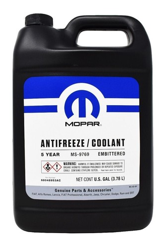 Mopar Ram Dodge Jeep Chrysler Antifreeze Coolant 5 Year/100,000 Miles ...