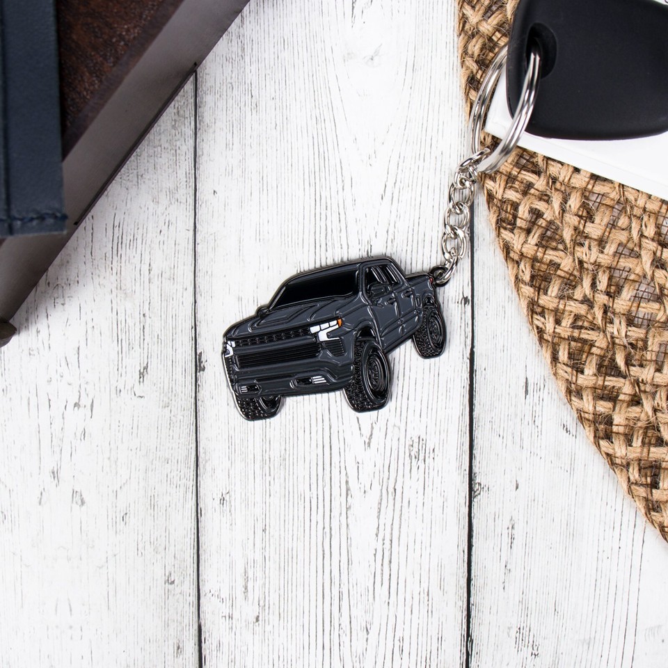 Chevy Keychain Compatible with Chevy Silverado 1500 Accessories - Toy ...