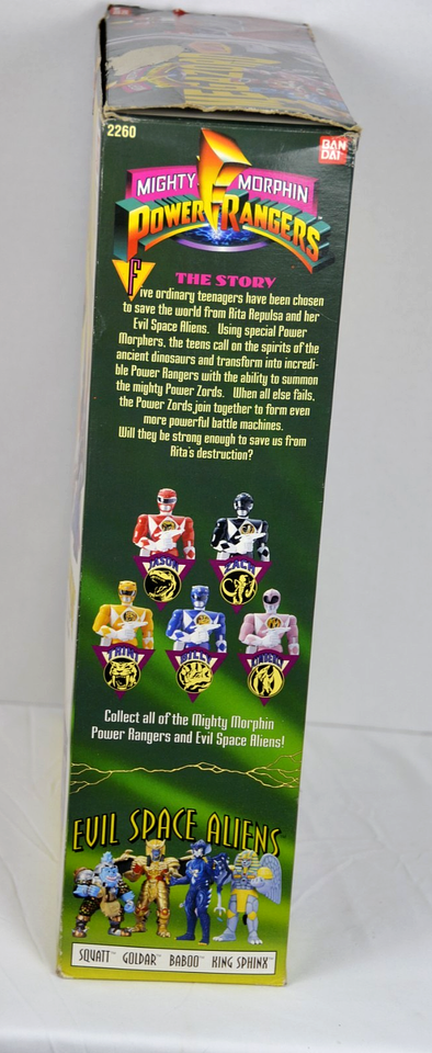 Megazord 2260 Deluxe Set Mighty Morphin Power Rangers 1994 Bandai MMPR ...