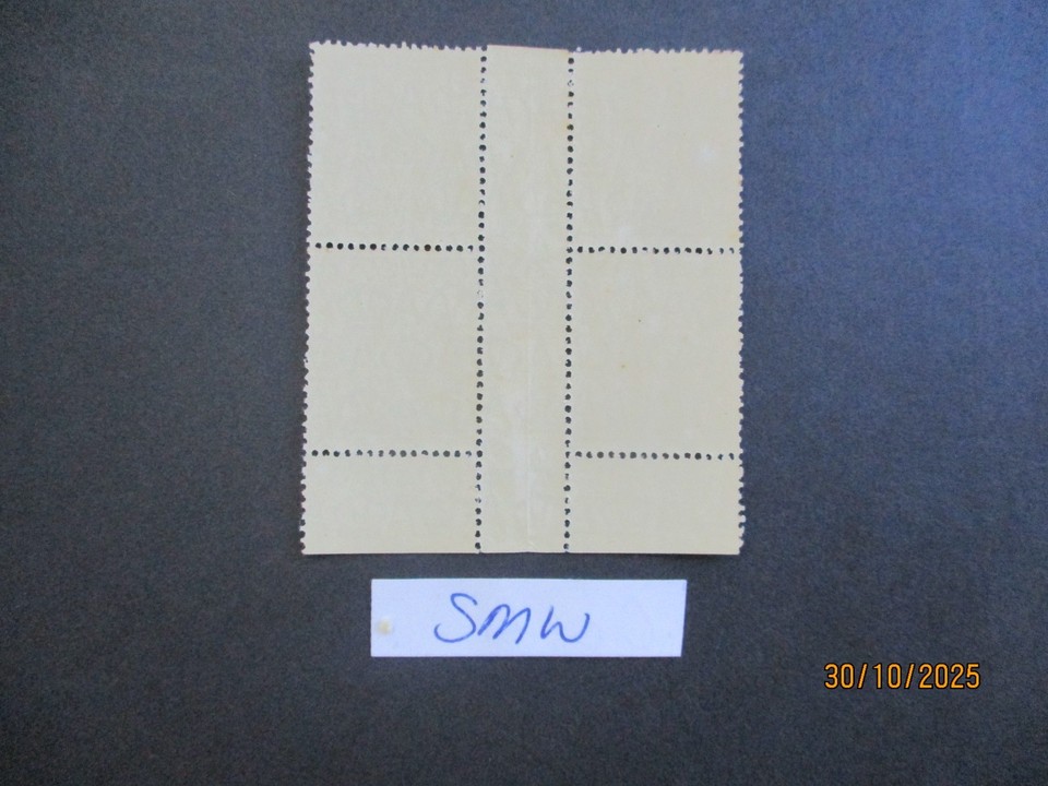 KGV Stamps: SMW Block Mint- Great Item, Must Have! (T250) | eBay Australia