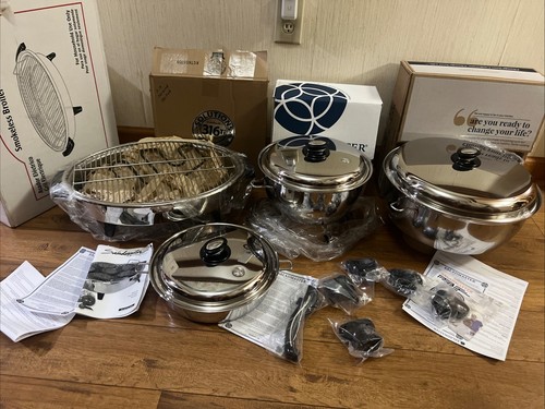 Saladmaster Cookware Limited ed. 12 , 6 Stock Pot Skillet Smokeless ...