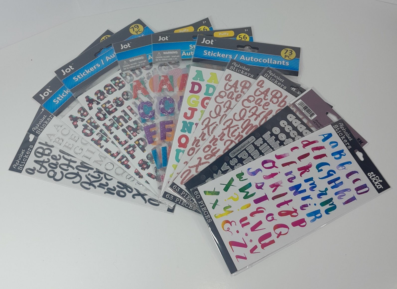 Large Assorted Scrapbooking Supplies - Stickers, Cutout, Lettering ...