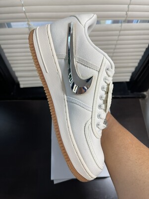 Nike Travis Scott x Air Force 1 Sail Size 8.5 Brand New Nike Travis Scott x Air Force 1 Sail Size 8.5 Brand New