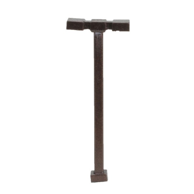 N Scale ATLAS 70000188 Trackside Lighting Double Arm Sq Light Brz White ...