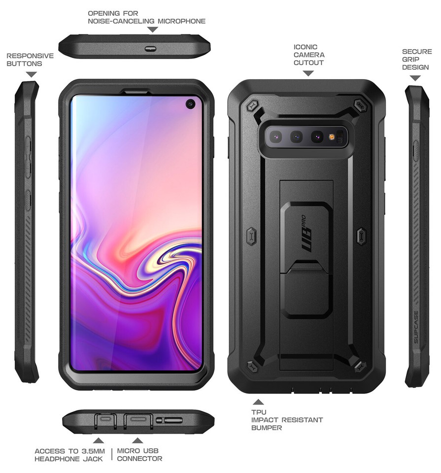 SUPCASE Military-Grade Protection Case for Samsung Galaxy S10 Rugged ...