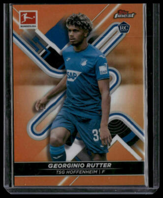 GEORGINIO RUTTER 2021-22 Topps Finest Bundesliga Orange Refractor RC ...