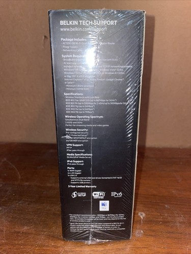 Belkin AC 1200 DB Wi-Fi Router for sale online | eBay