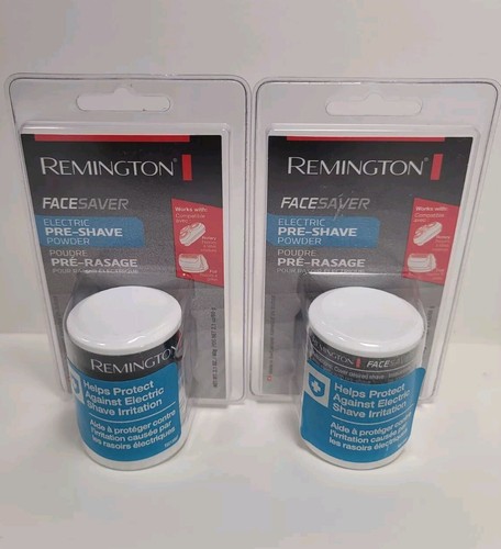 Remington Face Saver Electric Pre-Shave Powder 2.1 oz Lot of 2 Brand ...