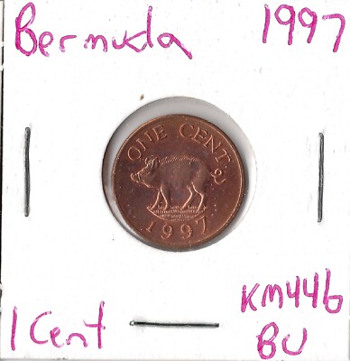 Coin Bermuda 1 Cent 1997 KM44b | eBay