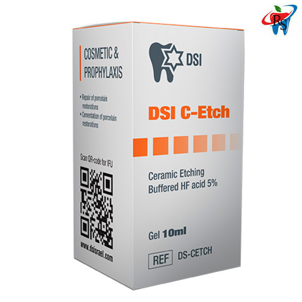 1pcs Dental C-Etch Ceramic Etching BHF Acid 5% 10ml Gel Porcelain ...