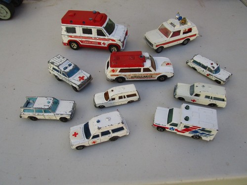 VINTAGE DIECAST TOY JOB LOT AMBULANCES MATCHBOX CORGI MAJORETTE | eBay ...
