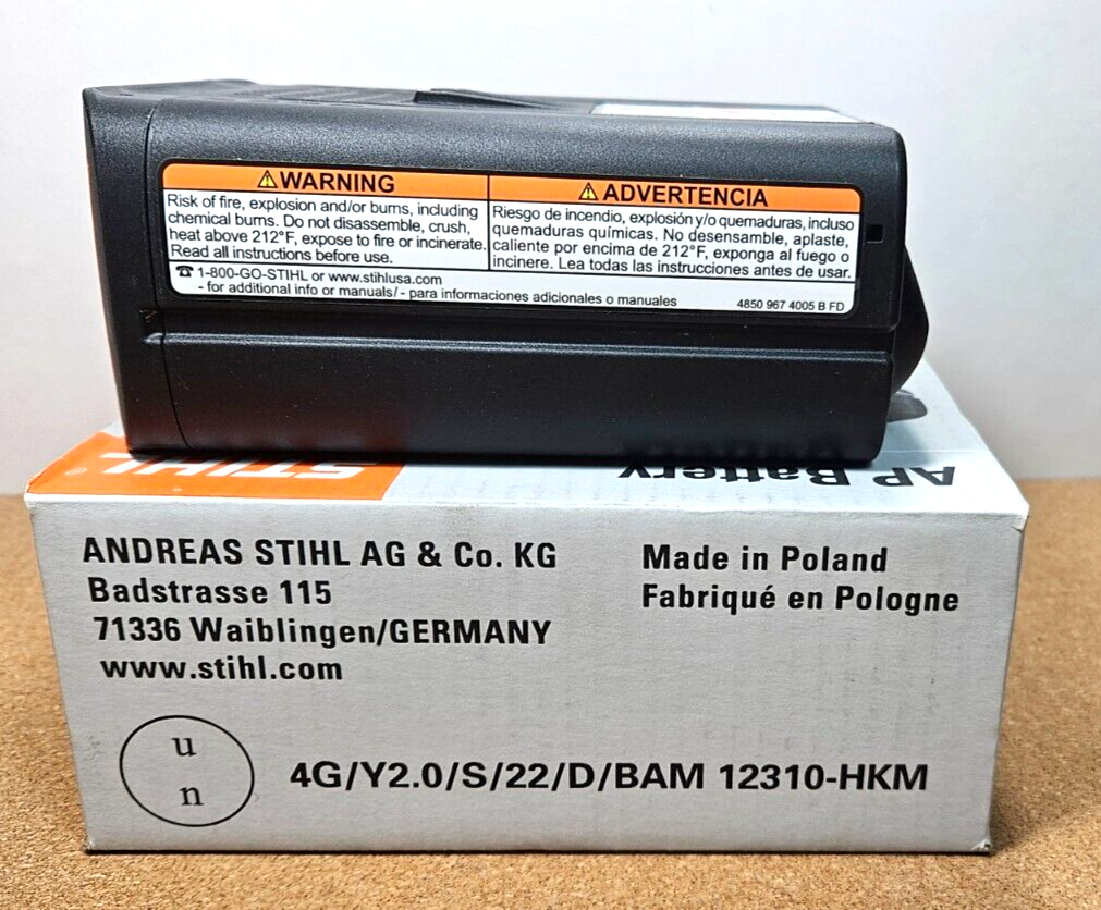 STIHL AP 300 S 36V 7.8Ah Li-Ion Battery (48504006581) for sale online ...