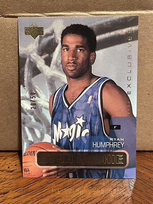 2002 03 Upper Deck Ryan Humphrey UD Exclusives /50 Rookie RC SP Magic ...