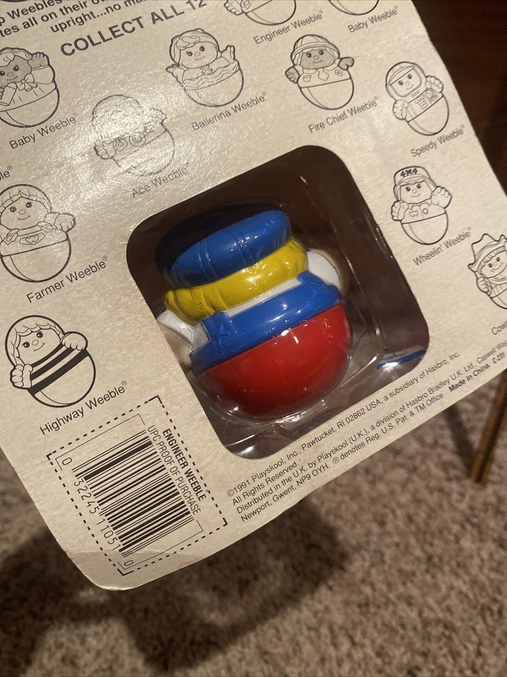Playskool Weebles Toddler Toy Vintage 1991 New in Package Engineer | eBay
