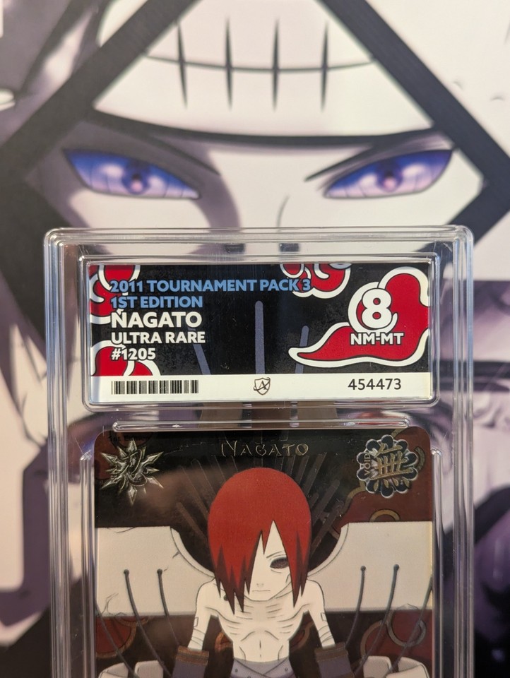 Nagato 1205 (Pain) ACE 8 Super Rare Holo Foil Naruto Bandai CCG TCG ...