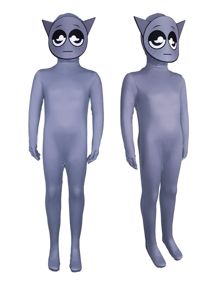 Kids Incredibox Sprunki Cosplay Costume Boys Girls Jumpsuit Halloween ...