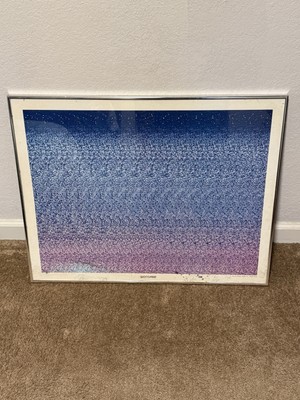 Rare 1992 MAGIC EYE Poster NVISION GRAFIX 3D Discovery Space Shuttle ...