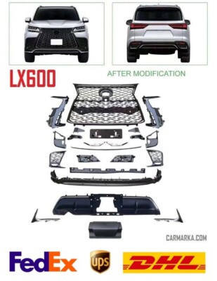 2022-2023 Lexus LX500 LX600 F Sport Look Body Kit Lower Grille & Lip ...