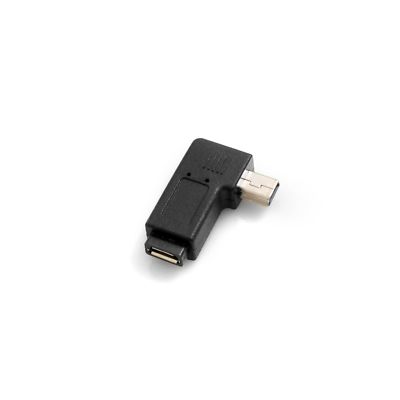 SYSTEM-S Micro USB Buchse zu Mini USB Stecker 90° Grad Winkel Rechts ...