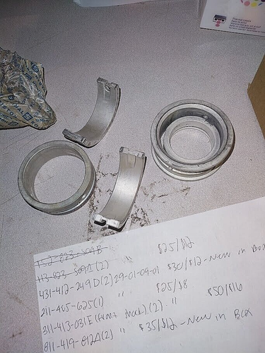 new VW Type 1 Line Bore Bearings # 111 198 475 german NOS OVERSIZED | eBay