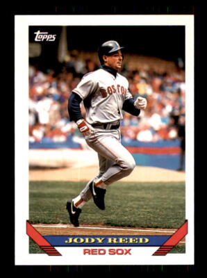 1993 Baseball Topps Jody Reed Boston Red Sox #103 | eBay