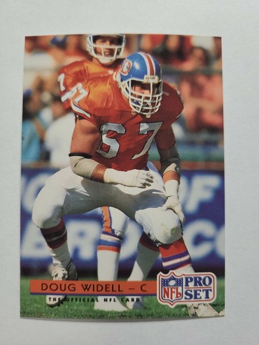 DOUG WIDELL 1992 PRO SET FOOTBALL CARD # 161 E6464 | eBay