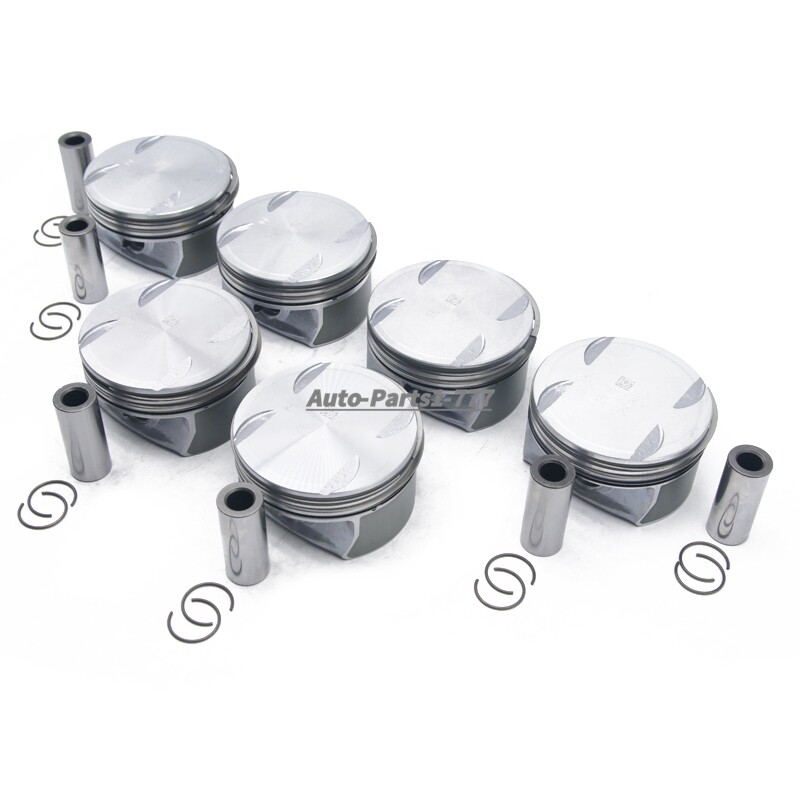 6x Piston & Ring 92.9mm Φ22mm For Mercedes-Benz CLK350 C350 E350 GLK350 ...