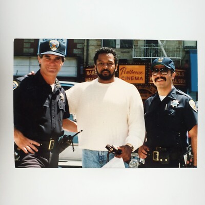 Adult Theatre Cops Embracing Photo 1990s Penthouse Cinema Police ...
