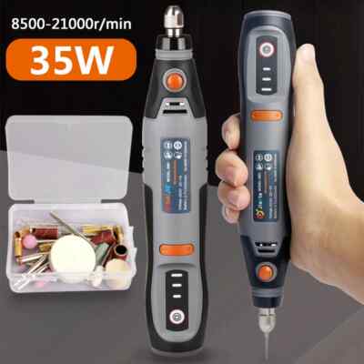 35W USB Cordless Rotary Tool Dremel DIY Mini Drill Engraving Pen ...