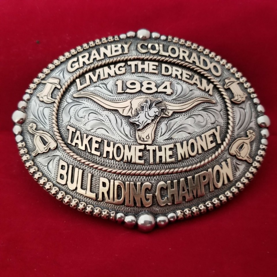 CUSTOMIZABLE RODEO TROPHY BUCKLE RANCH BRANDS REMAKE A NEW OR LOST PAST ...