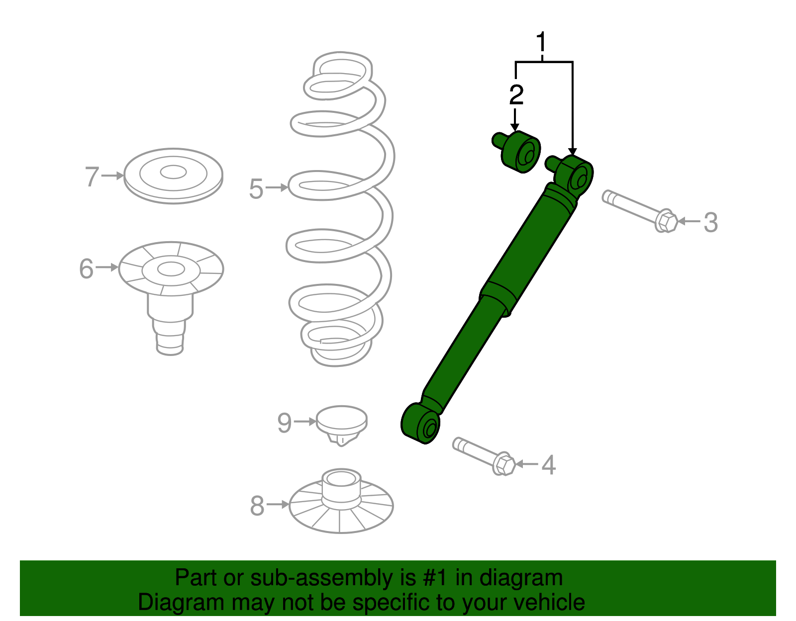 Genuine Mercedes-Benz Shock Absorber 447-326-73-00 for sale online | eBay