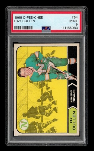 1968-69 O-Pee-Chee Set-Break # 54 Ray Cullen PSA 9 MINT | eBay