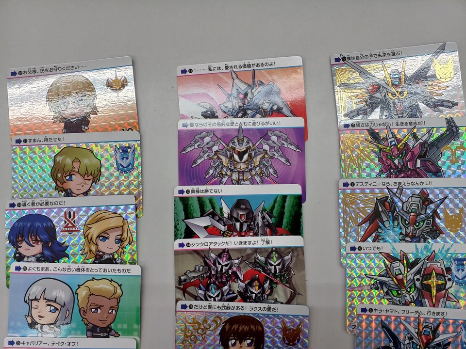 Gundam SEEDFREEDOM Carddass all 30 types complete set Mobile Suit h83 ...