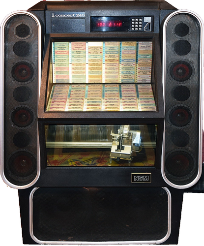 -Rare- 1980's -NSM CONCERT 240- Vintage West German Jukebox w/45 ...