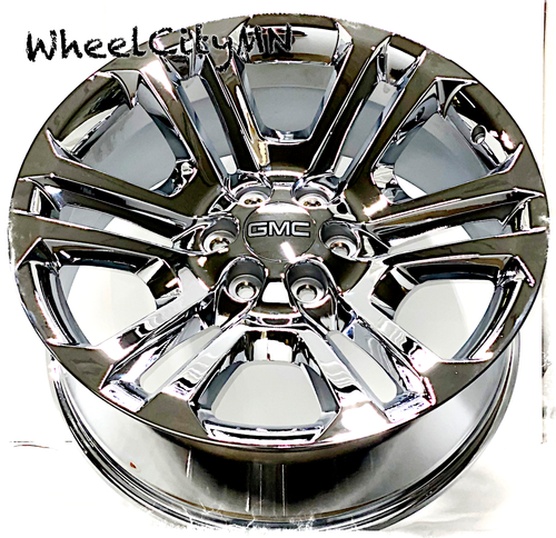 22" chrome OE replica 4741 CK158 wheels fits 2019 GMC Yukon XL Denali ...