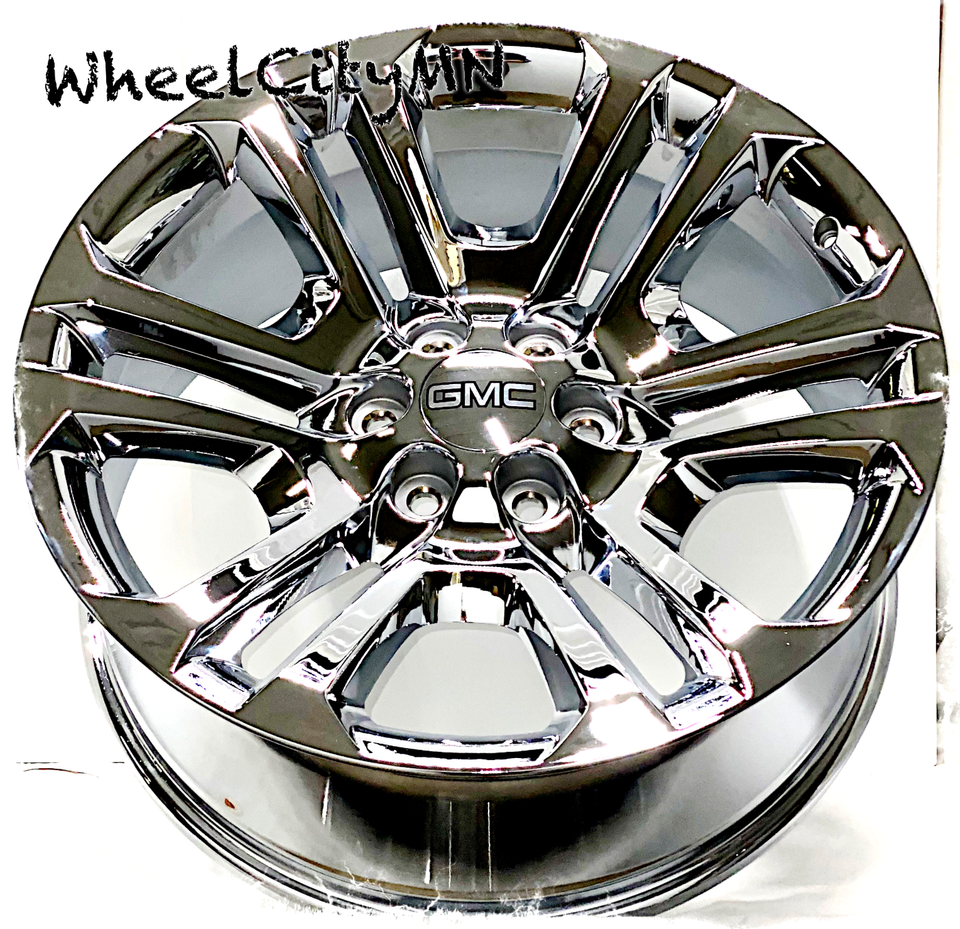 22" chrome OE replica 4741 CK158 wheels fits 2019 GMC Yukon XL Denali ...