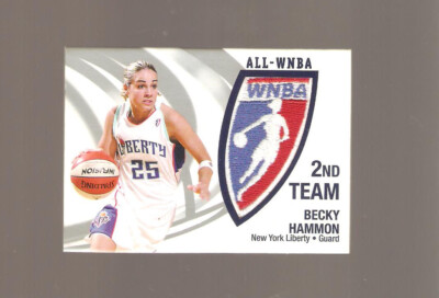 becky hammon 2006 all-wnba patch #ed,colorado st,liberty,las vegas aces ...