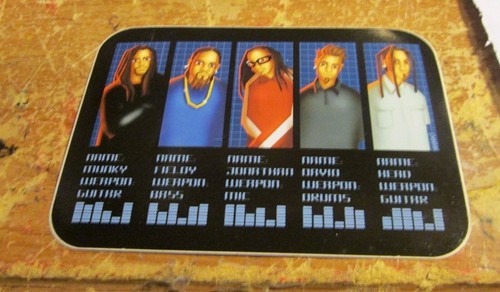 KORN STICKER COLLECTIBLE RARE VINTAGE 2000 METAL LIVE WINDOW DECAL | eBay