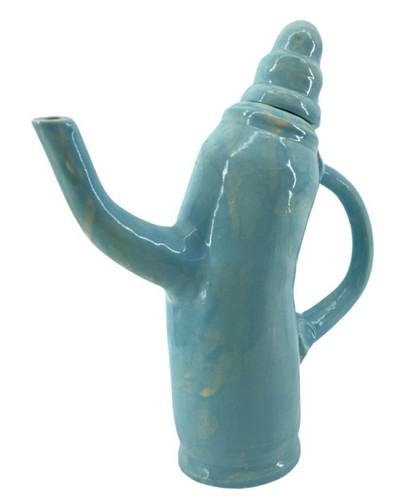 N.C. Potter Ben Watford Leaning Blue Ceramic Tea Pot 2006 Art Pottery ...