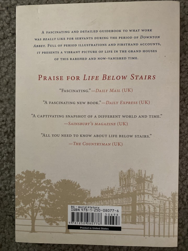 Life below Stairs : True Lives of Edwardian Servants by Alison Maloney ...