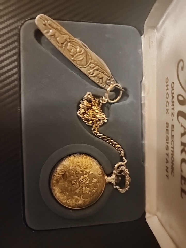 Marcel Vintage Pocket Watch And Knife Combo | eBay